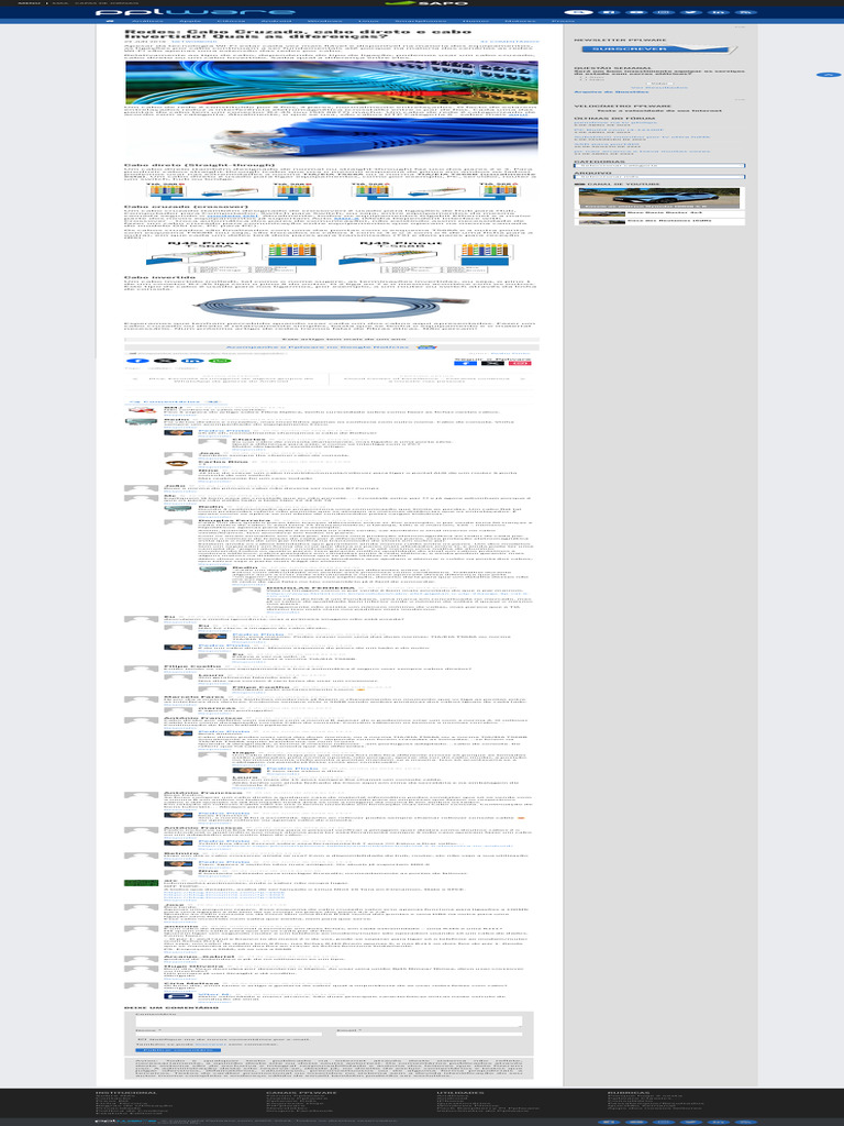 Redes - Cabo Cruzado, Cabo Direto e Cabo Invertido! Quais As Diferenças ...