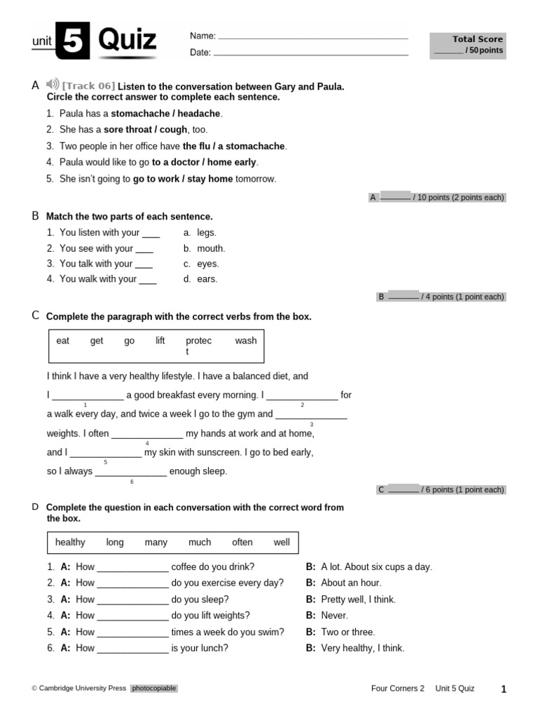 (Track 06) : A - / 10 Points (2 Points Each) | PDF