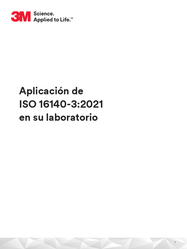 Validacion 3M FSD 3770 Contract Labs Application of ISO 16140-3 ...