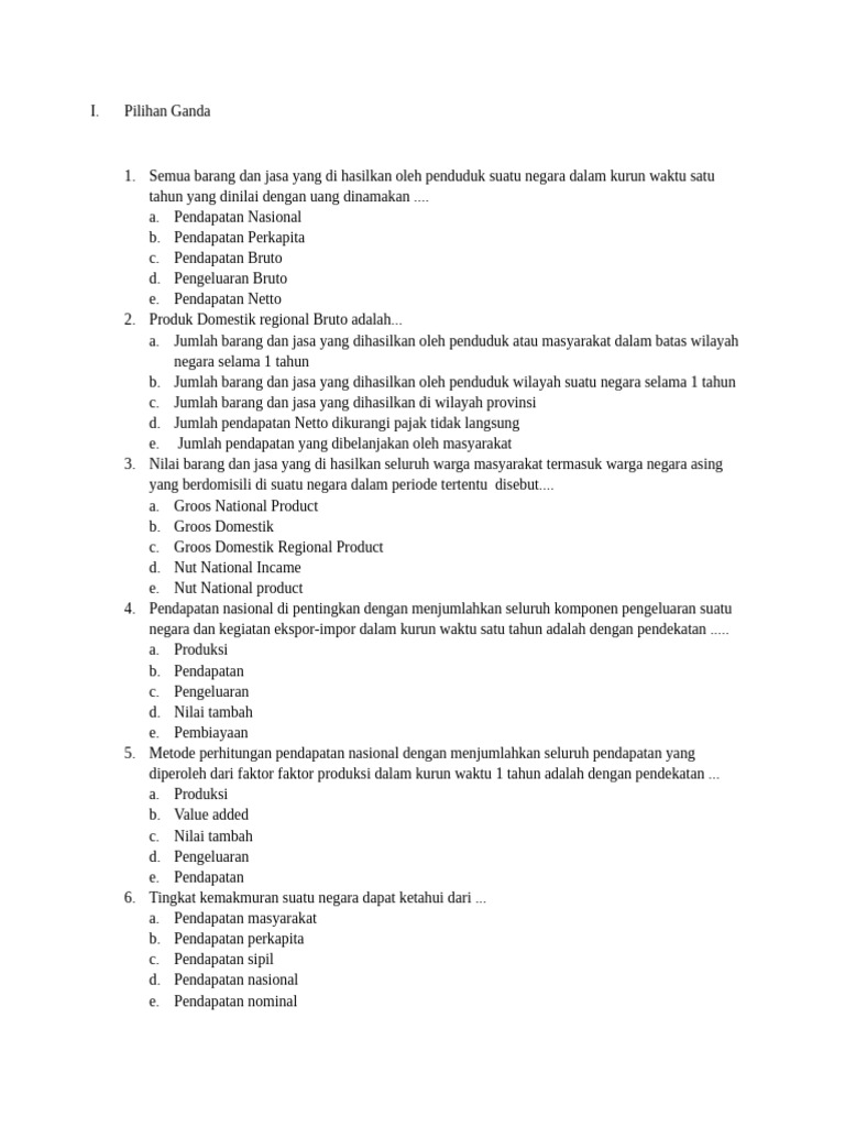 Soal Kelas Xi 2024 Pdf