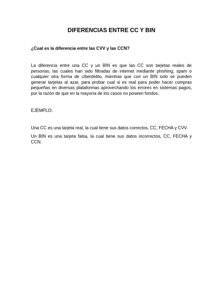 11 - Basico - Diferencias Entre CC y Bin | PDF