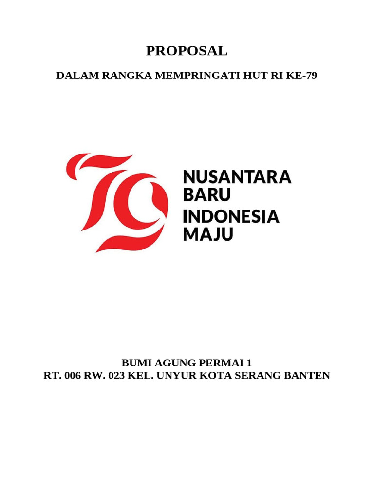 Revisi Proposal Kegiatan 17an | PDF