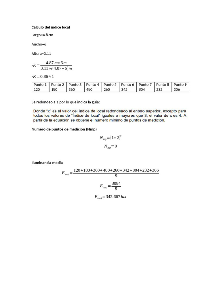 Cálculo Del Índice Local | PDF