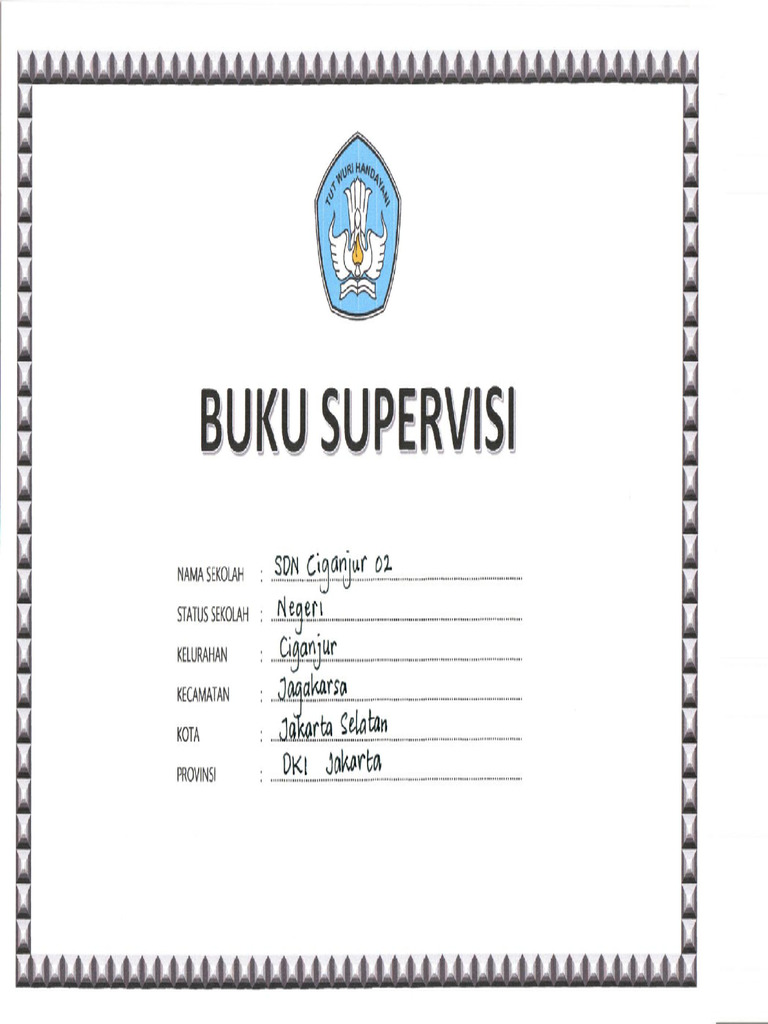 1. Jadwal Supervisi Kepsek-wakil Kepsek | PDF