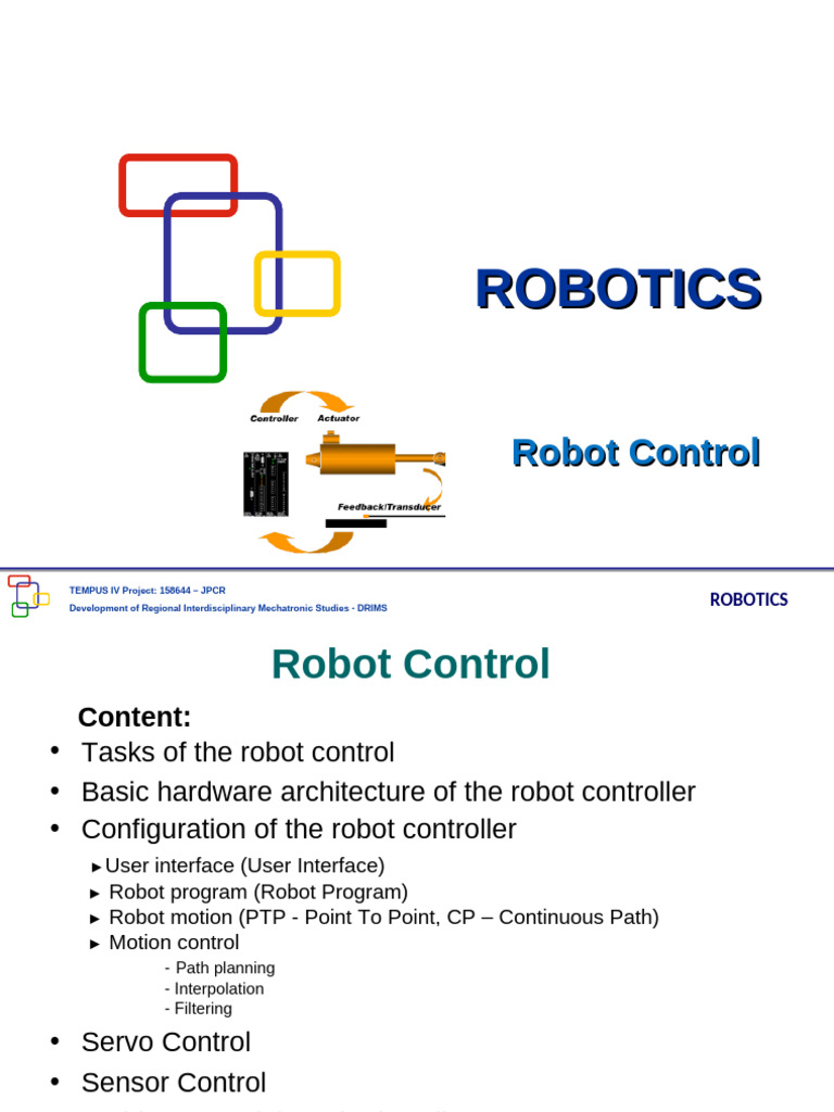8 Robot Control - PTP, CP | PDF