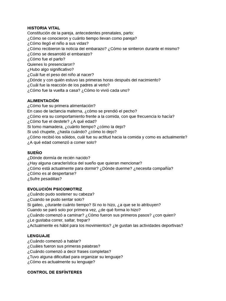 Preguntas Entrevista | PDF