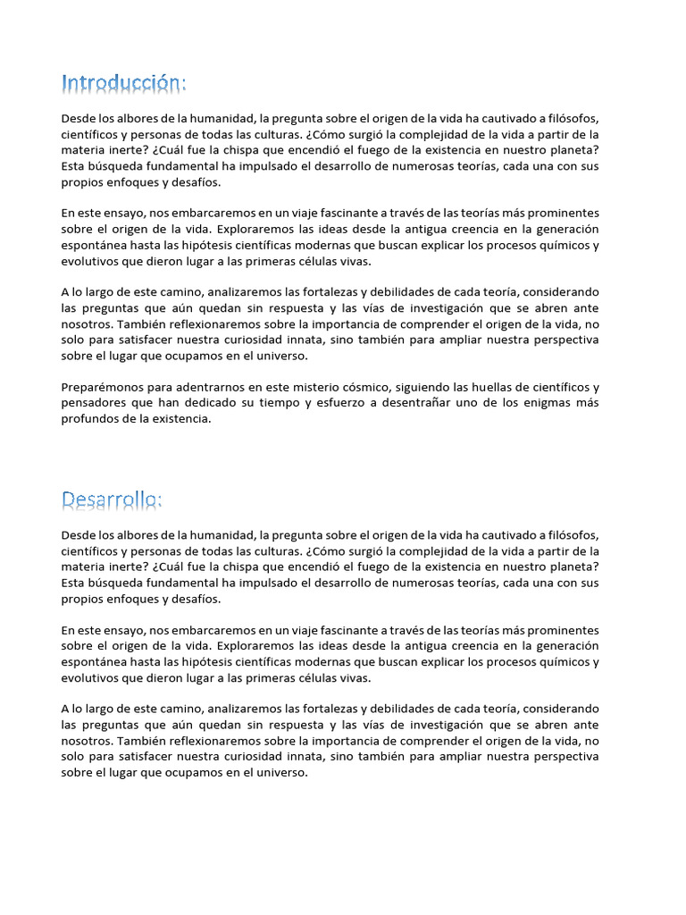 Introducción N.N.H.C | PDF