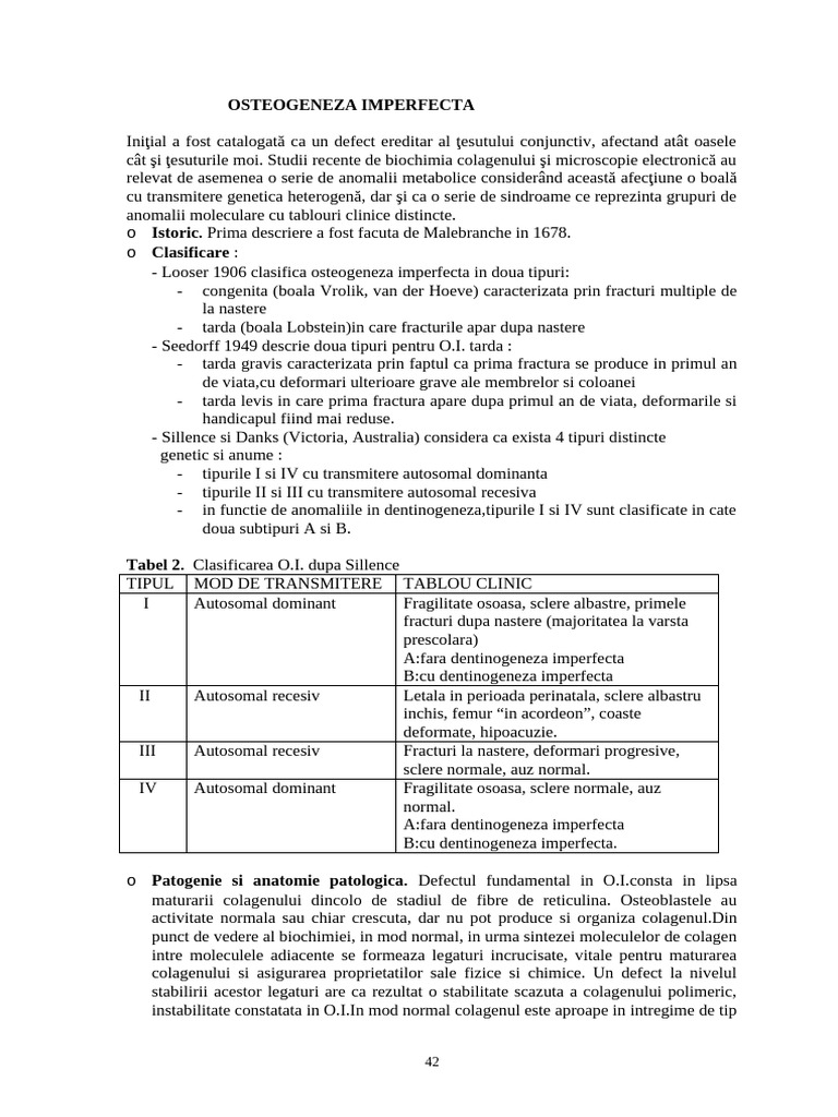 Cap.8 Osteogeneza Imperfecta | PDF