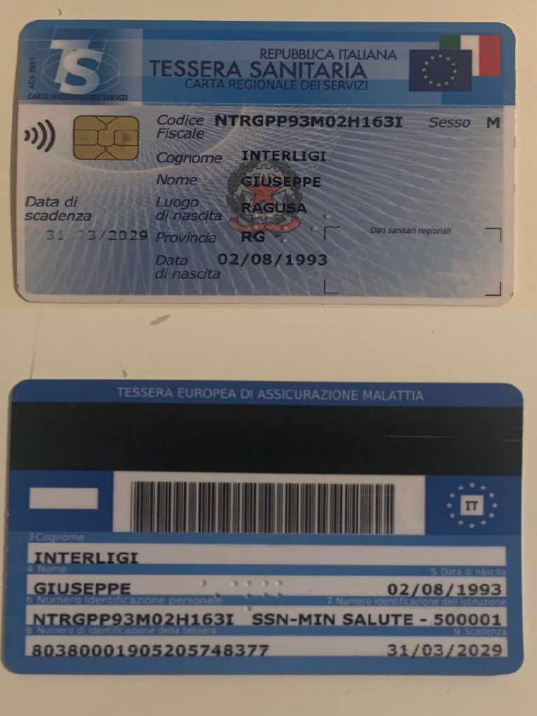 Codice Fiscale | PDF