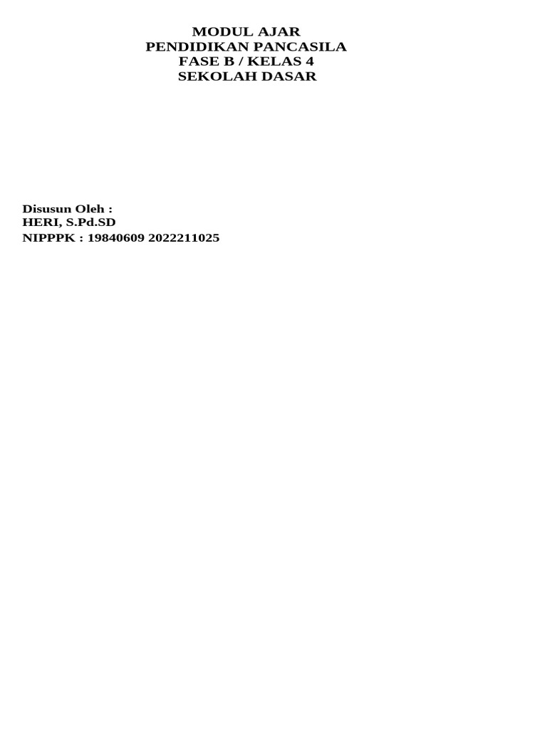 MODUL AJAR_OBSERVASI PMM_HERI | PDF