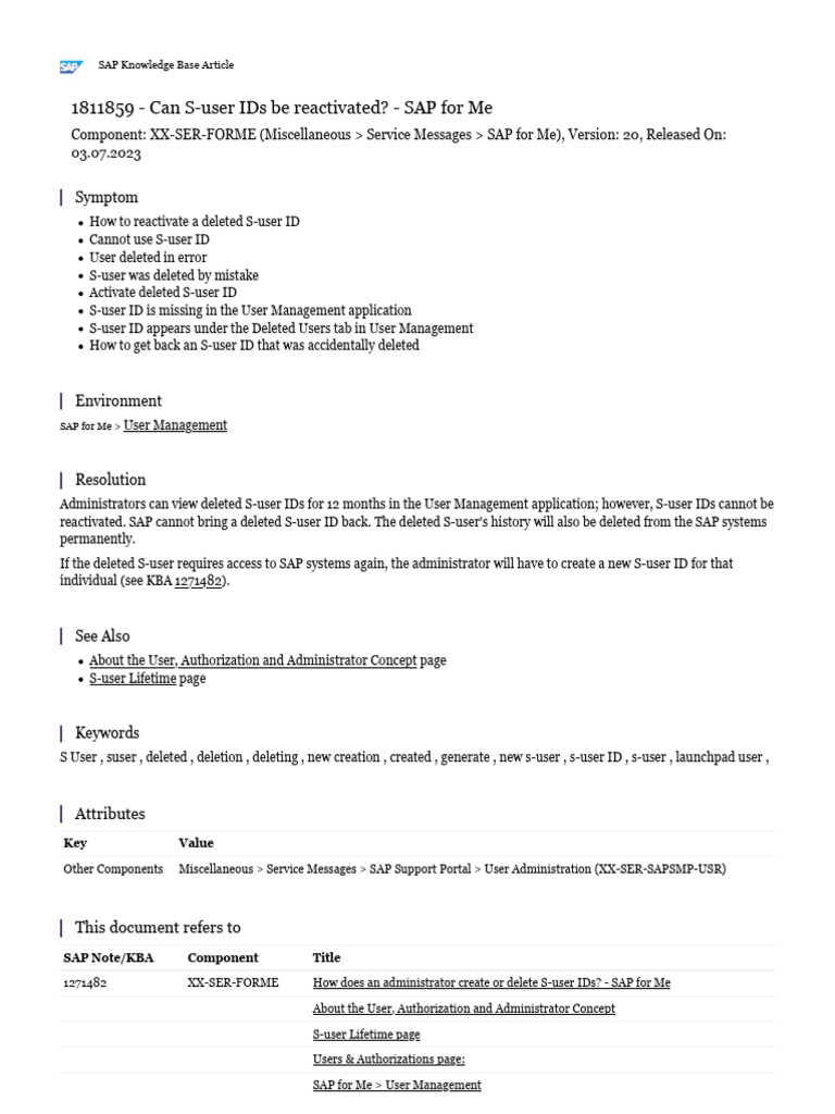 Reactivate Deleted S - Users | PDF