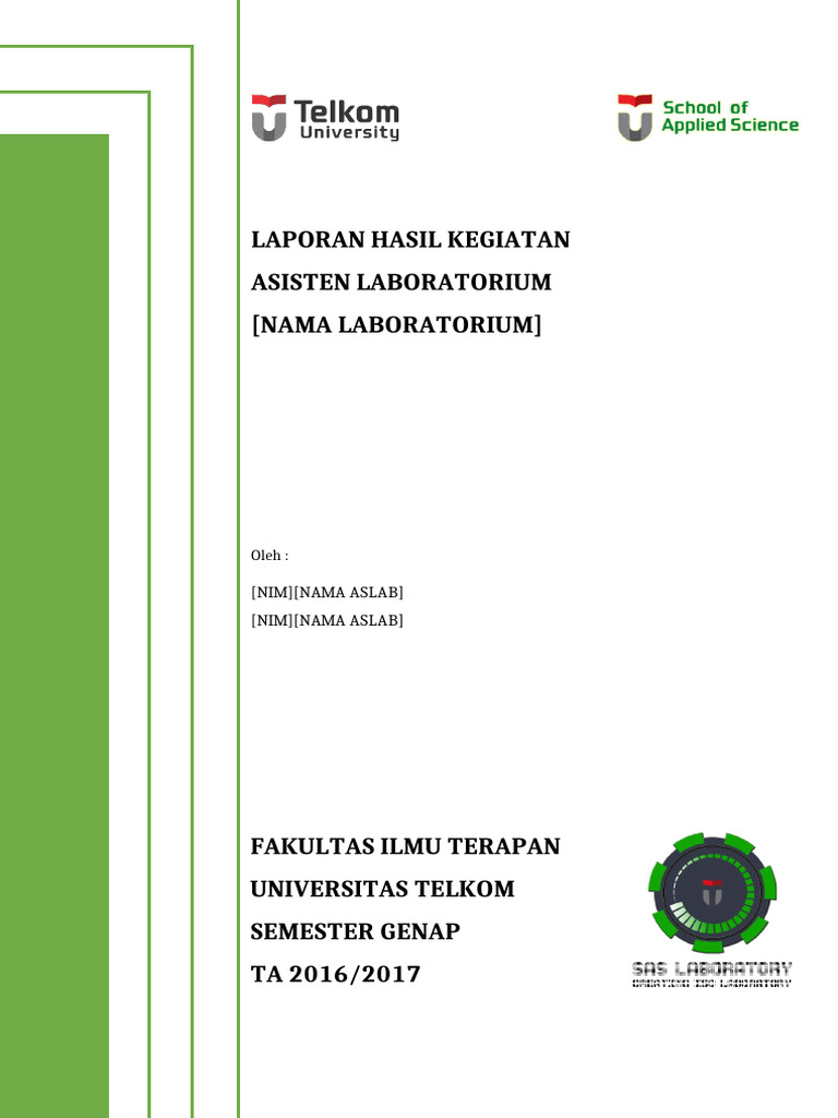 Template Laporan Aslab | PDF