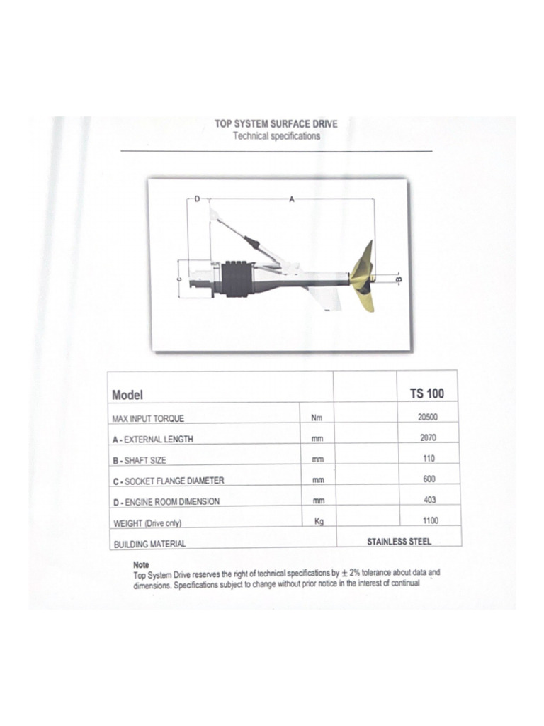 Top System Surface Drive | PDF