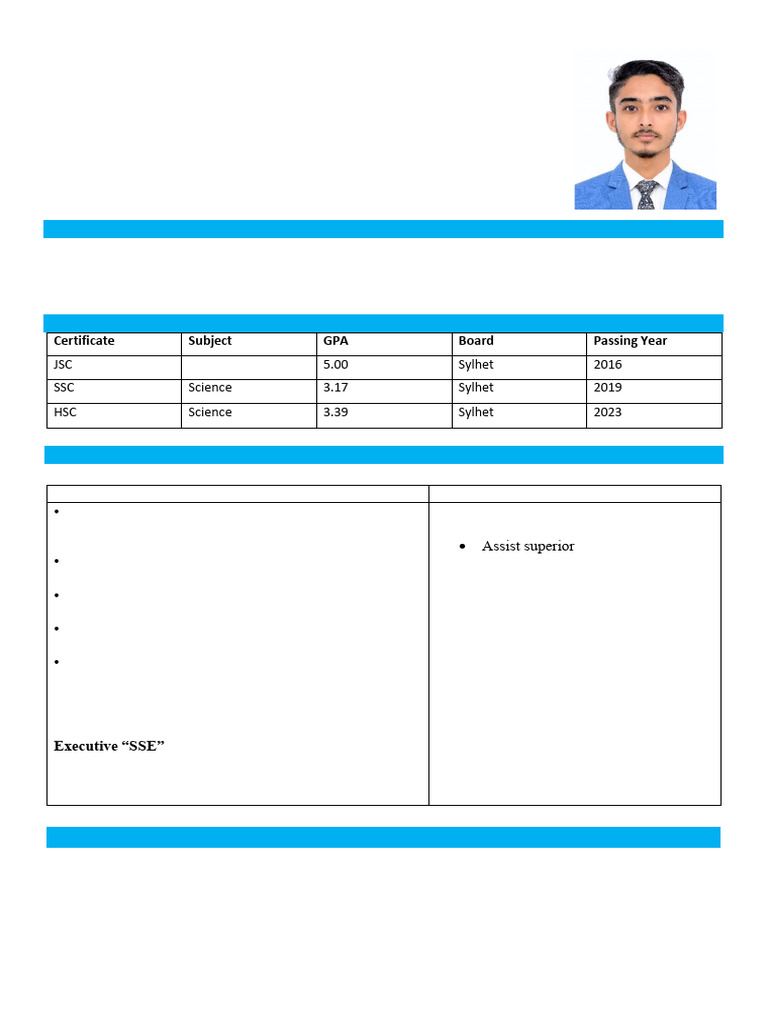 Iftekhar Mahmud's CV | PDF