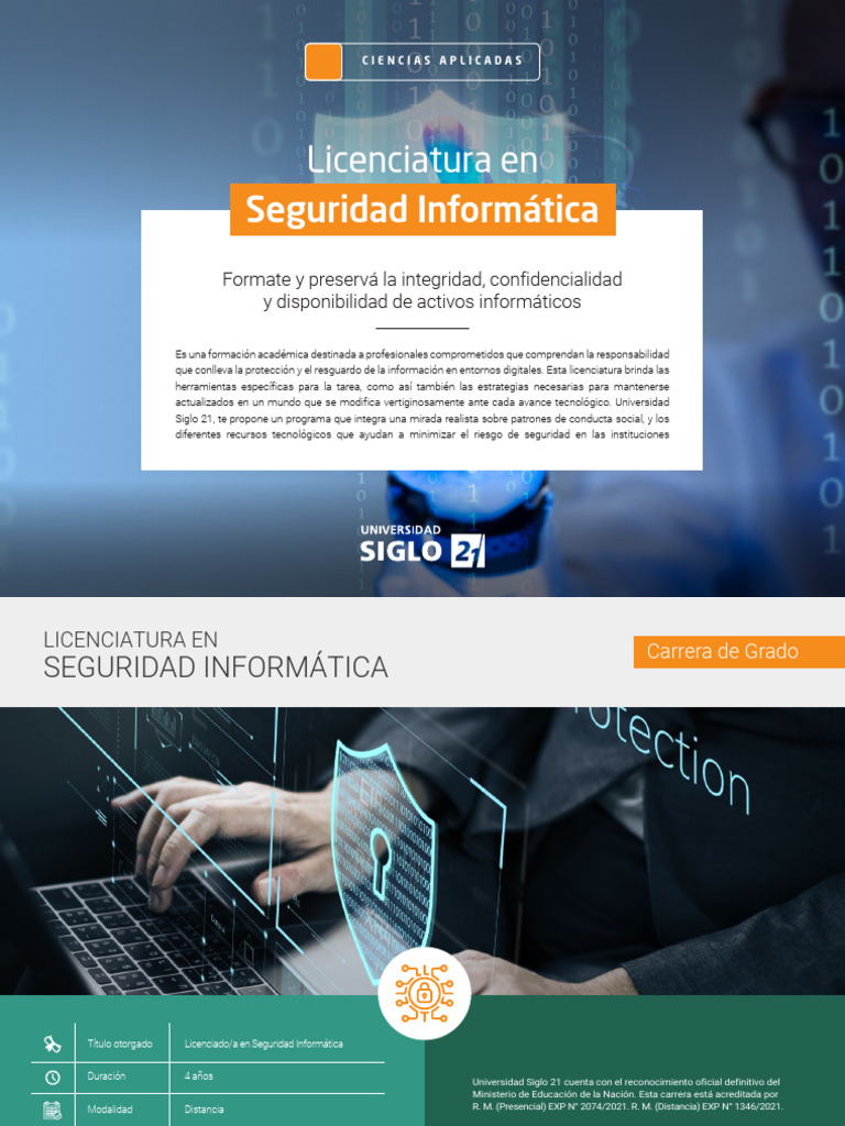Brochure Seguridad Informatica | PDF | La seguridad informática | Seguridad