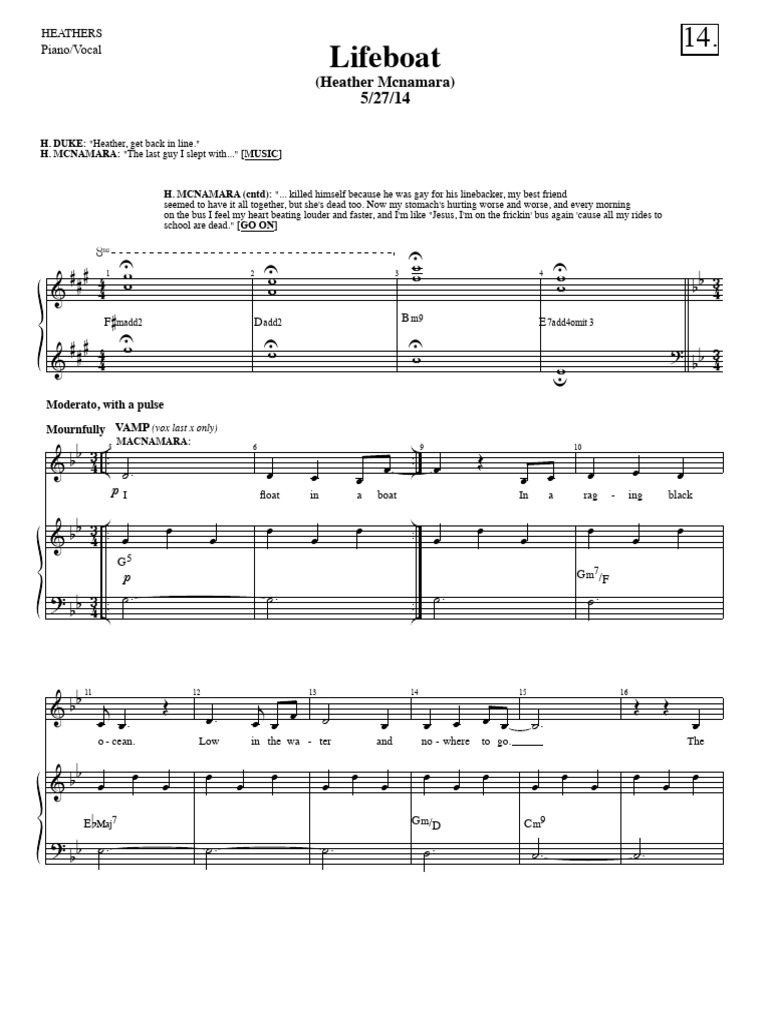 Lifeboat Heathers | PDF