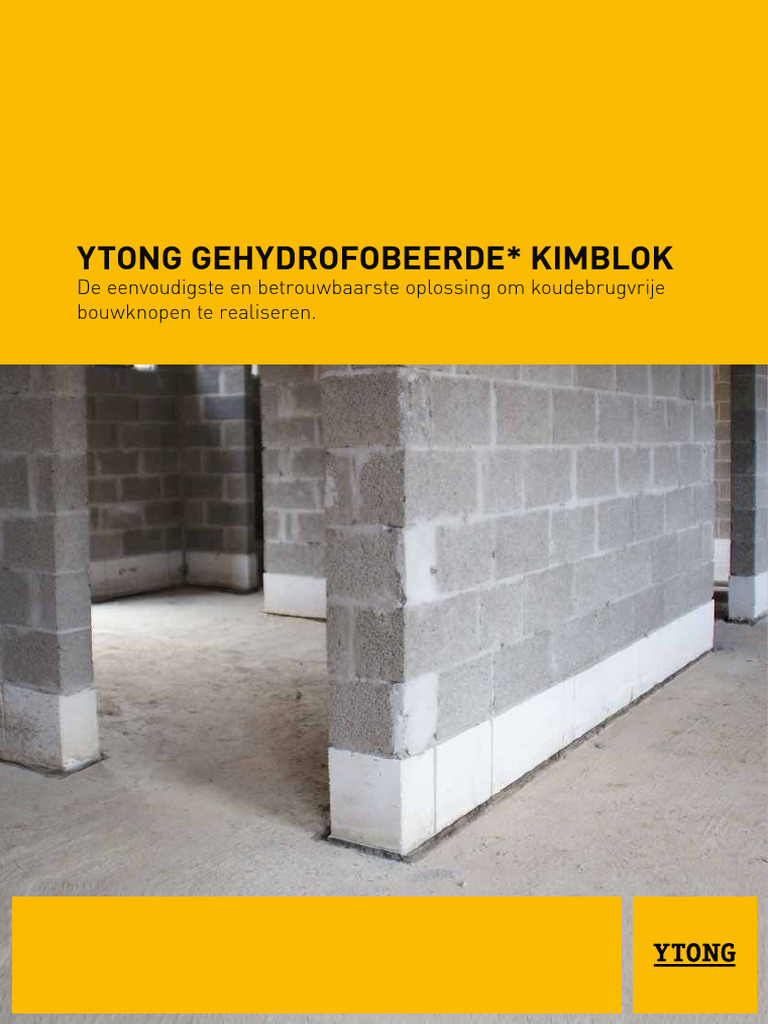 Gehydrofobeerde Kimblok, de Oplossing Bouwkopen - Xella | PDF