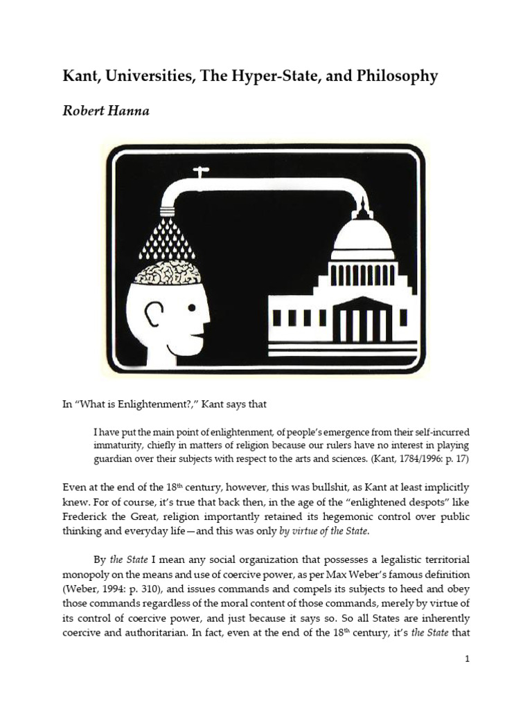 Kant Universities The Hyper State and PH | PDF