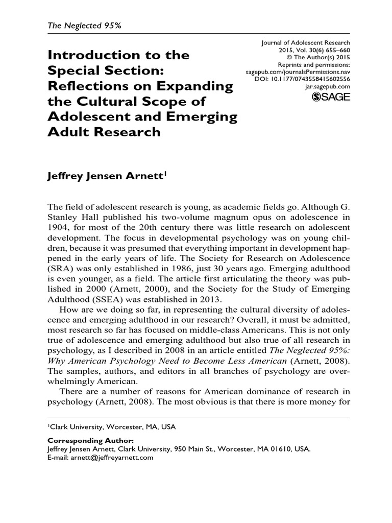 Arnett 2015 | PDF