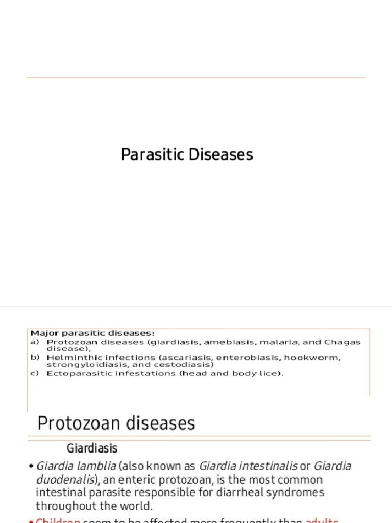 Pharmacotherapy Parasite | PDF
