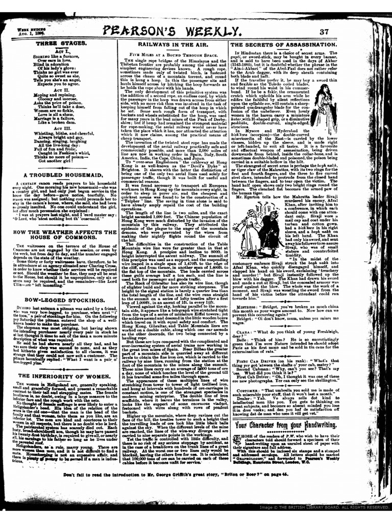 Pearson's Weekly 1 August 1896 | PDF