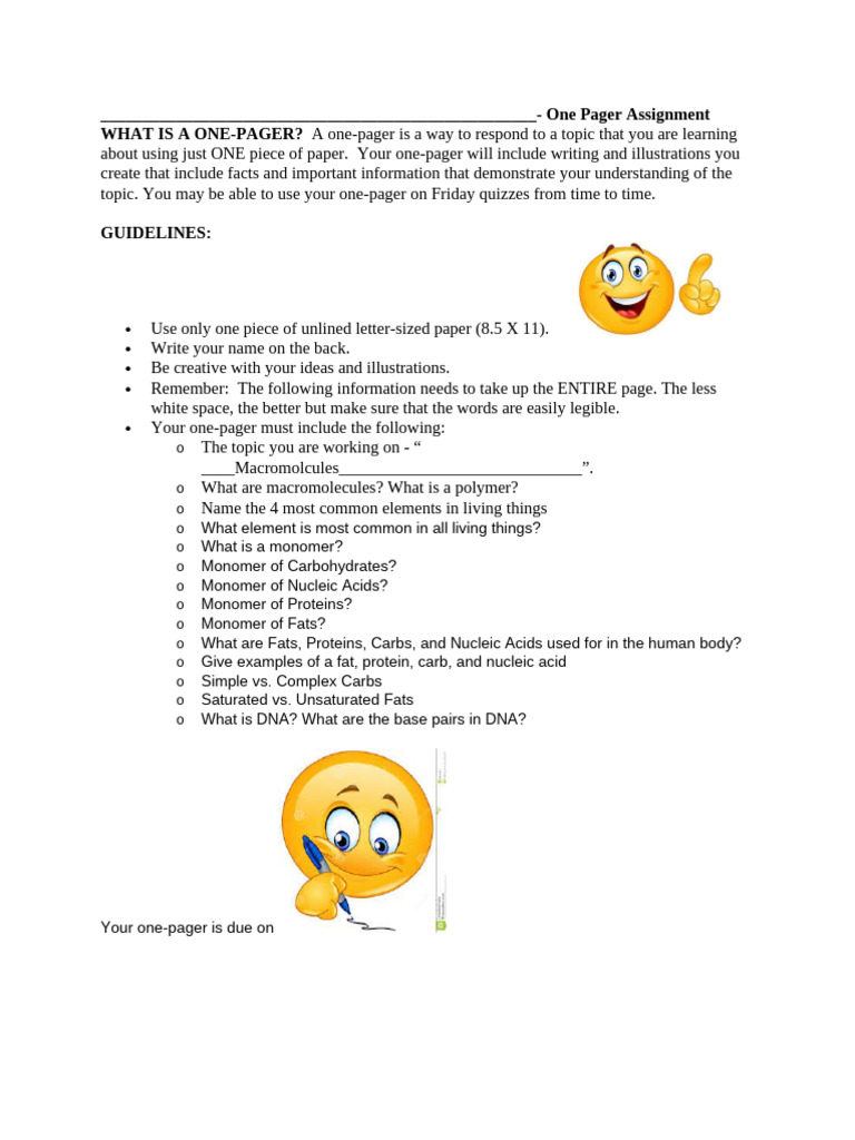Chapter 2.3 One Pager | PDF