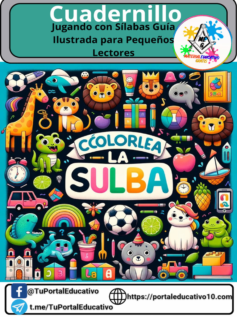 Jugando Con Sílabas Guía Ilustrada para Pequeños Lectores ...