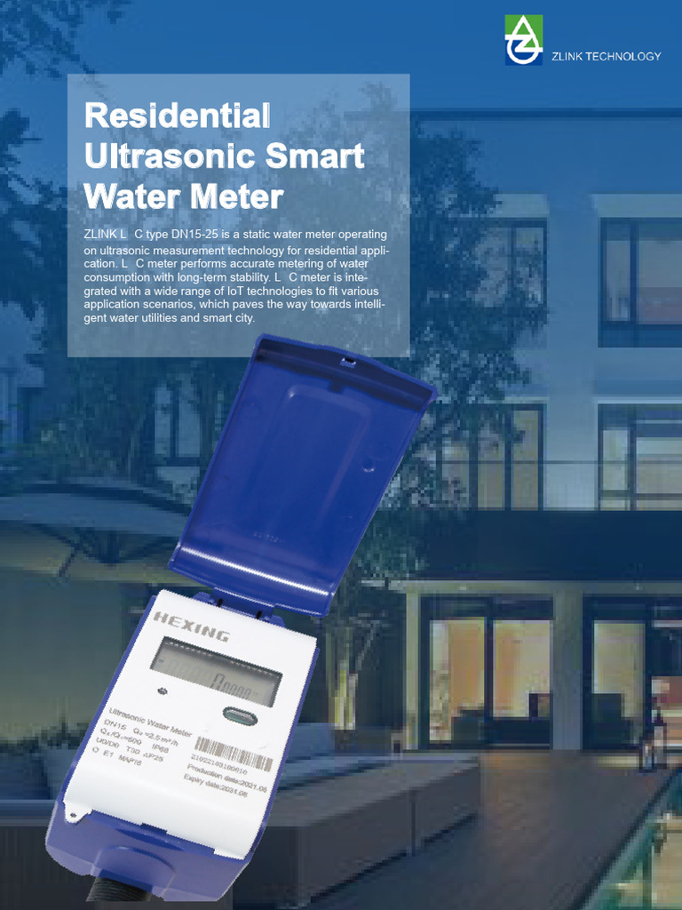 DN15-40 Residential Ultrasonic Smart Water Meter | PDF