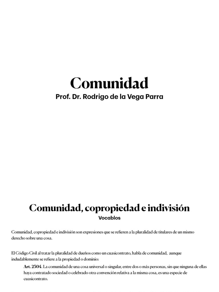 COMUNIDAD | PDF