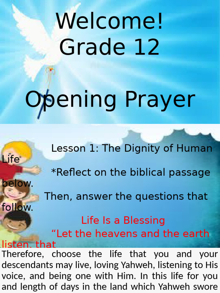 Grade 12 Lesson 1 | PDF