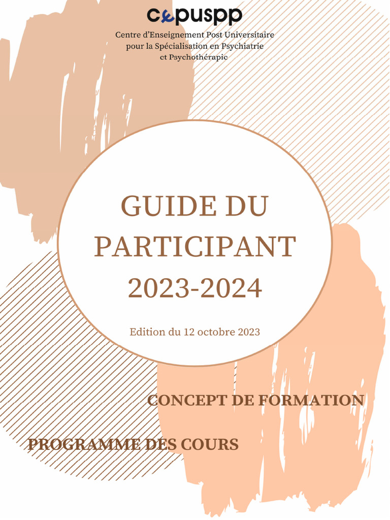 Guide Du Participant 2023-2024 | PDF