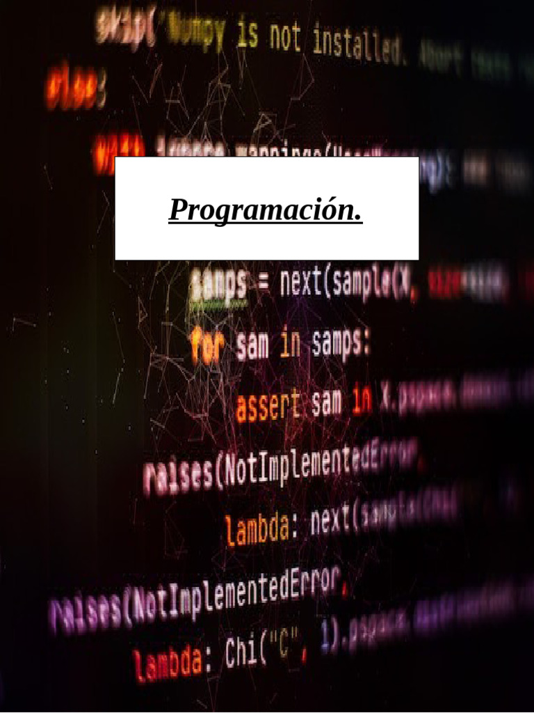 Programacion | PDF