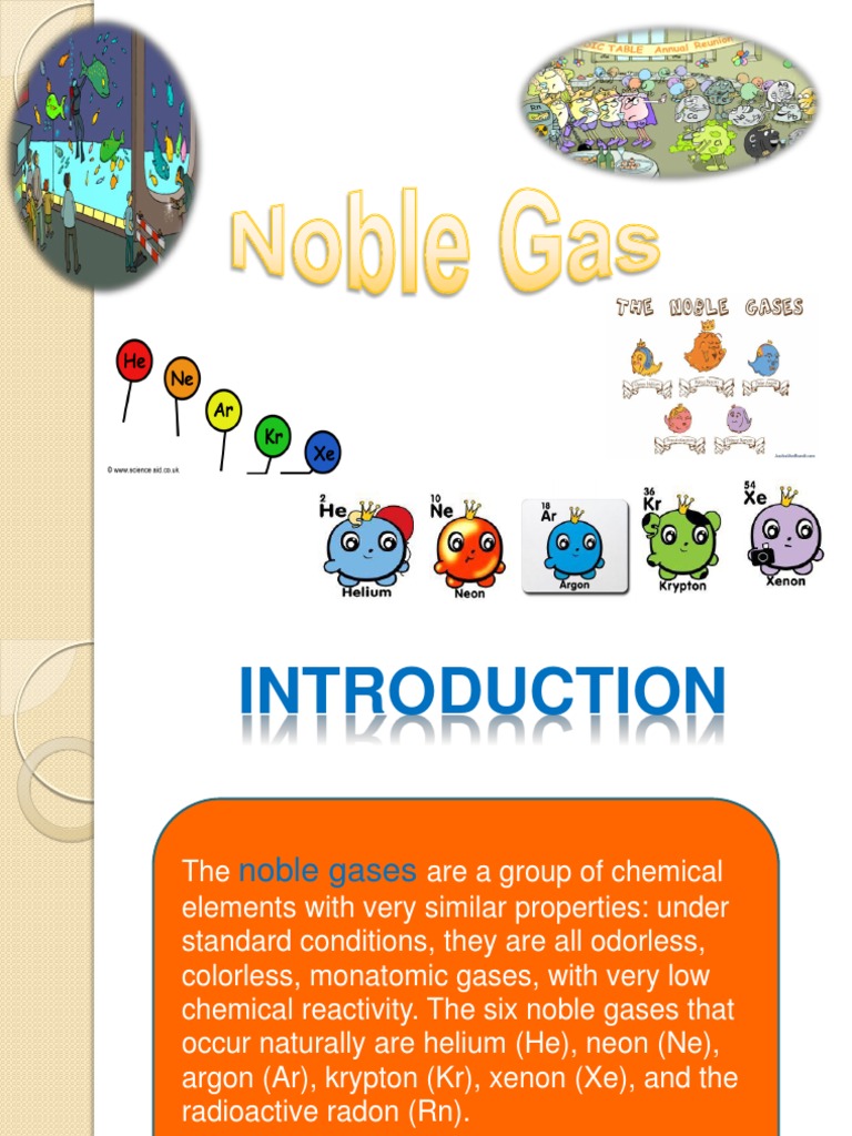 noble gas | Atoms | Transparent Materials