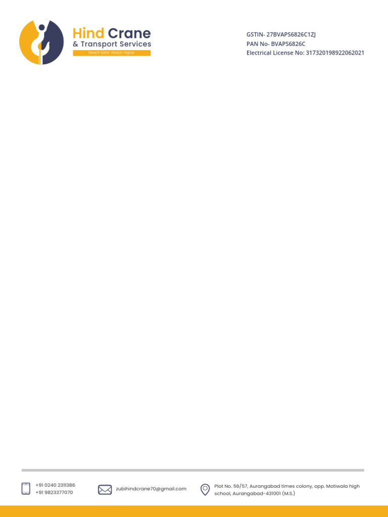 Hind Crane Letterhead | PDF