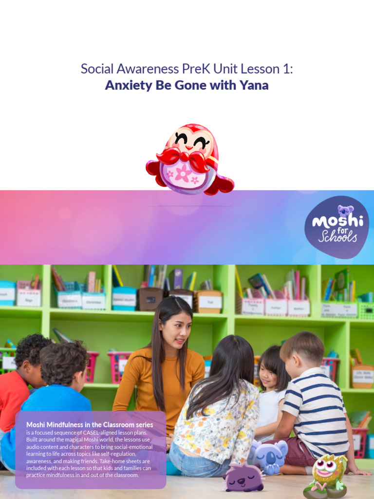 Social Awareness PreK Unit - Lesson 1 - Lesson Plan | PDF