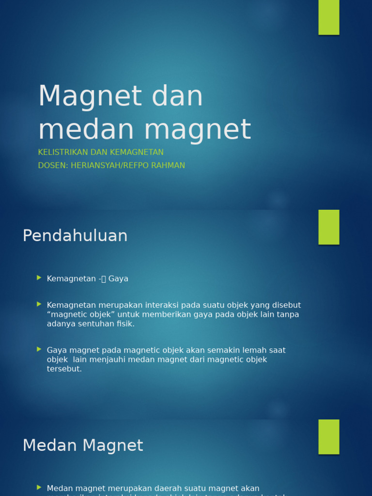 Magnet Dan Medan Magnet | PDF