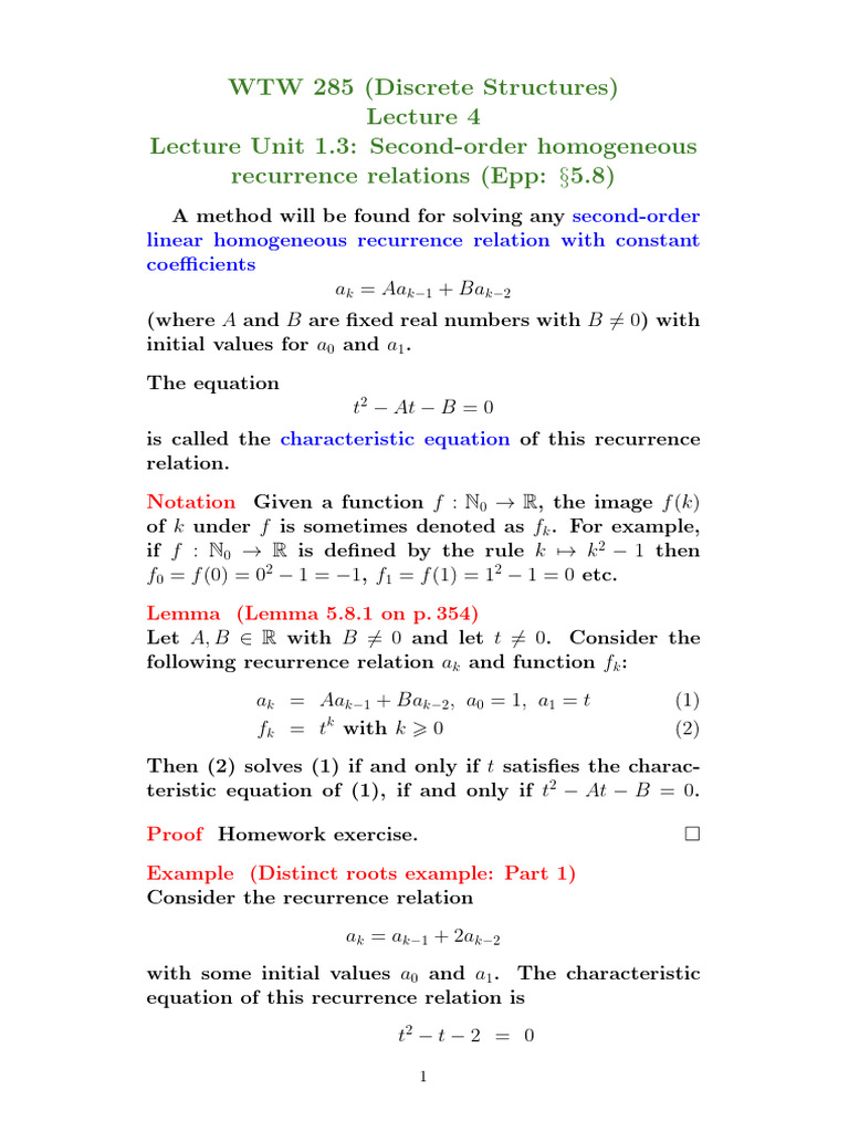 WTW 285 Lecture 04 | PDF