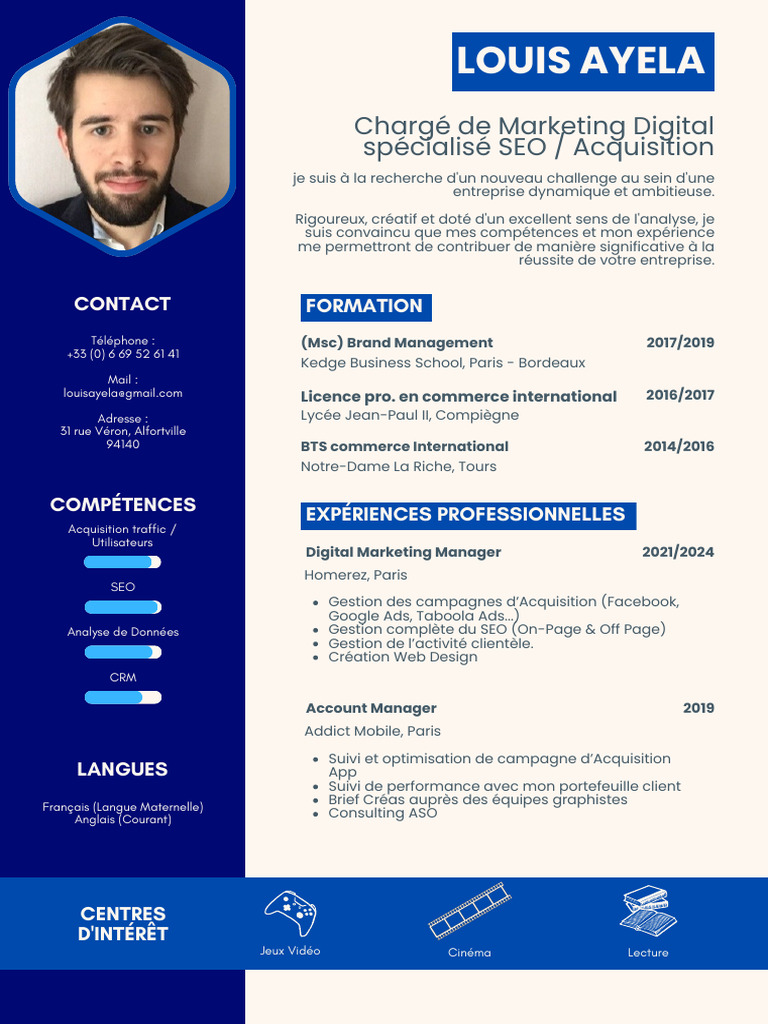 CV Louis Ayela 2024 | PDF