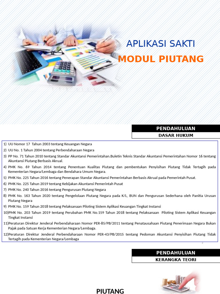 Piutang SAKTI 2021 | PDF