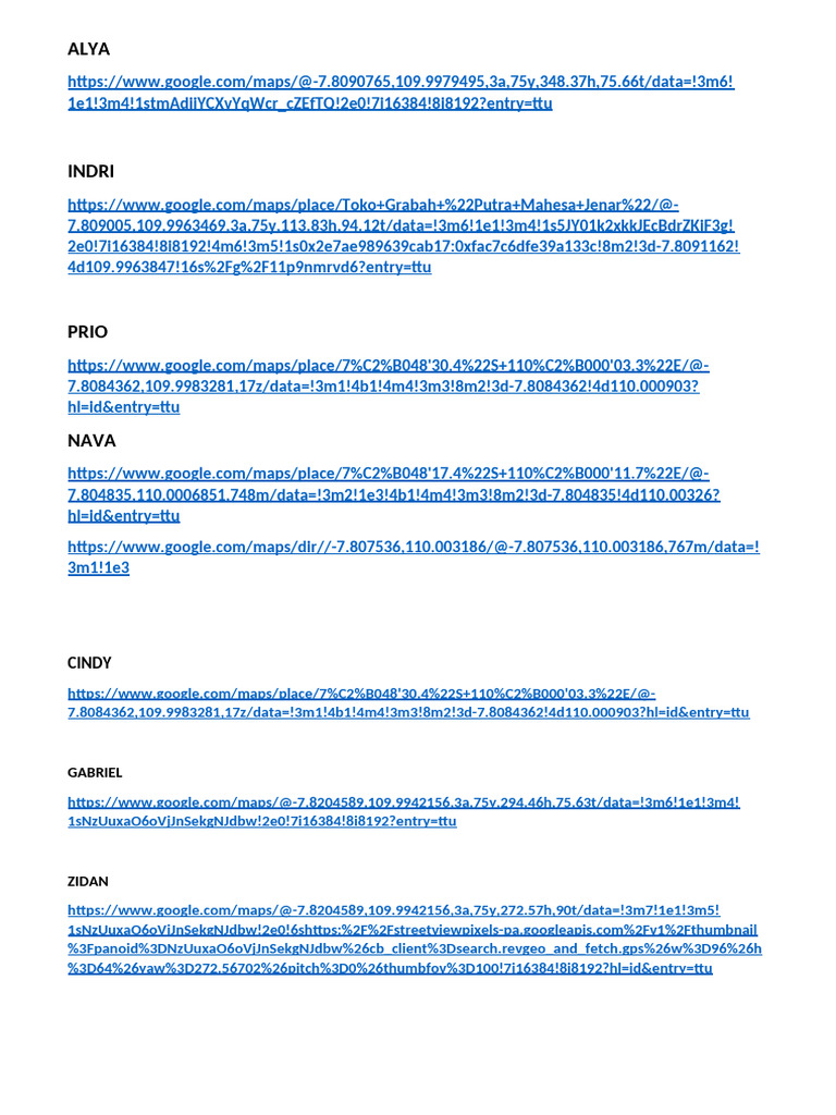 Titik Koordinat (TIKOR) Kelas 6 - TAHUN 2024 | PDF