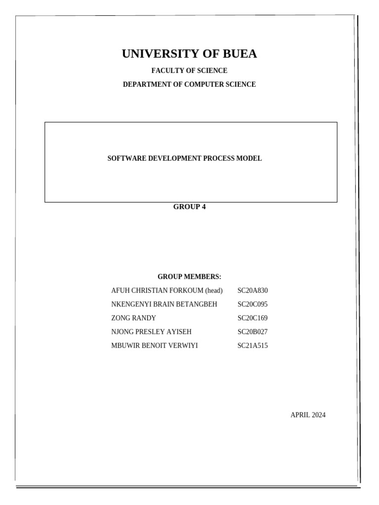 Software Development Models (Group 4) | PDF