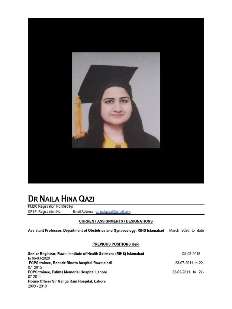 DR Naila Hina Qazi | PDF