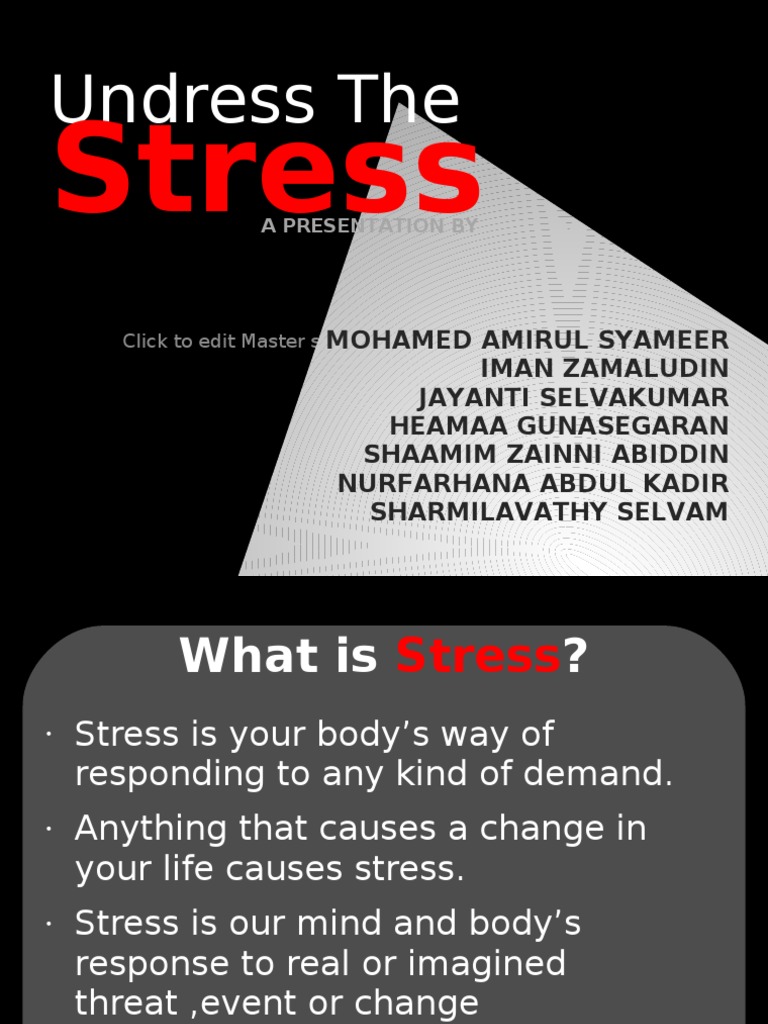 STRESS - Handout | PDF | Stress (Biology) | Anxiety