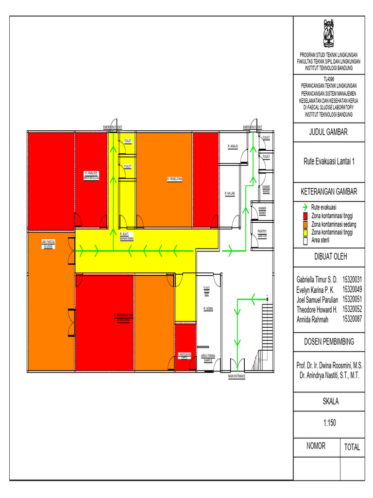 Rute Evakuasi Lt1 | PDF