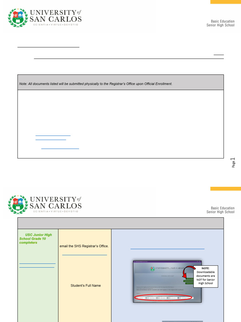 SHS Online Admission and Reservation Process 2023 | PDF