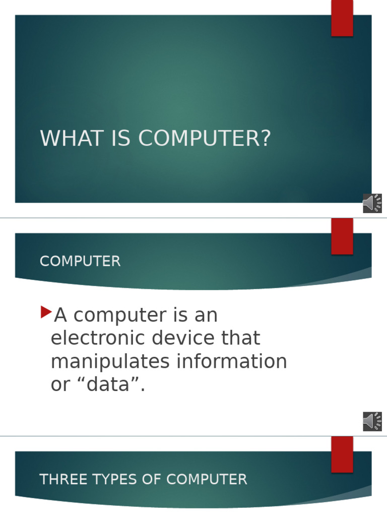 B What Is Computer | PDF
