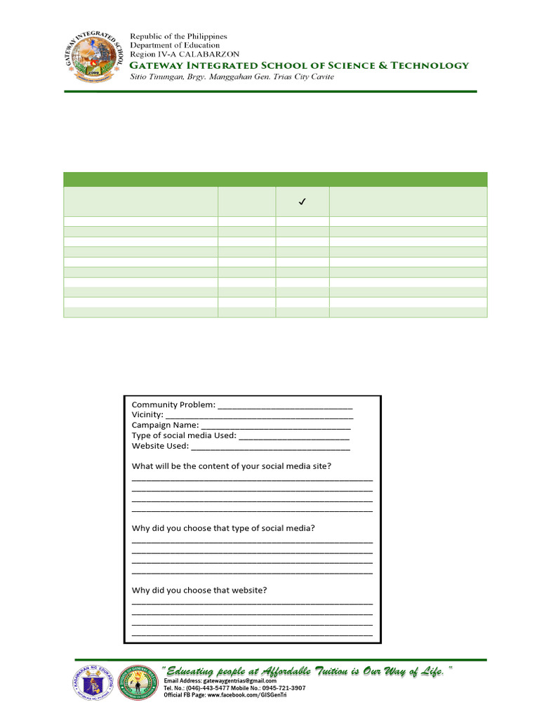 Ict Activity 1 | PDF