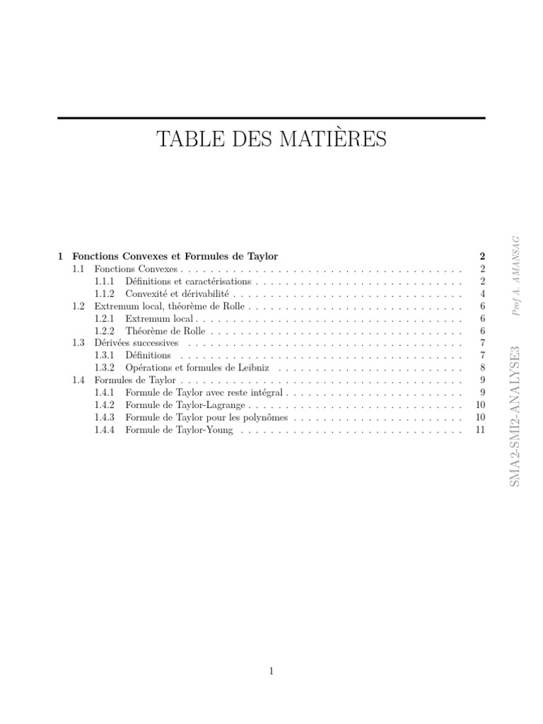 Analyse3 SMAII 2023 | PDF