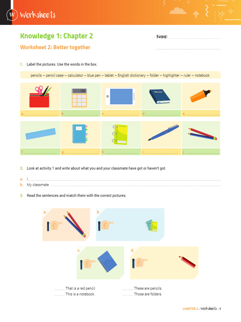 K1 C2 Worksheet | PDF