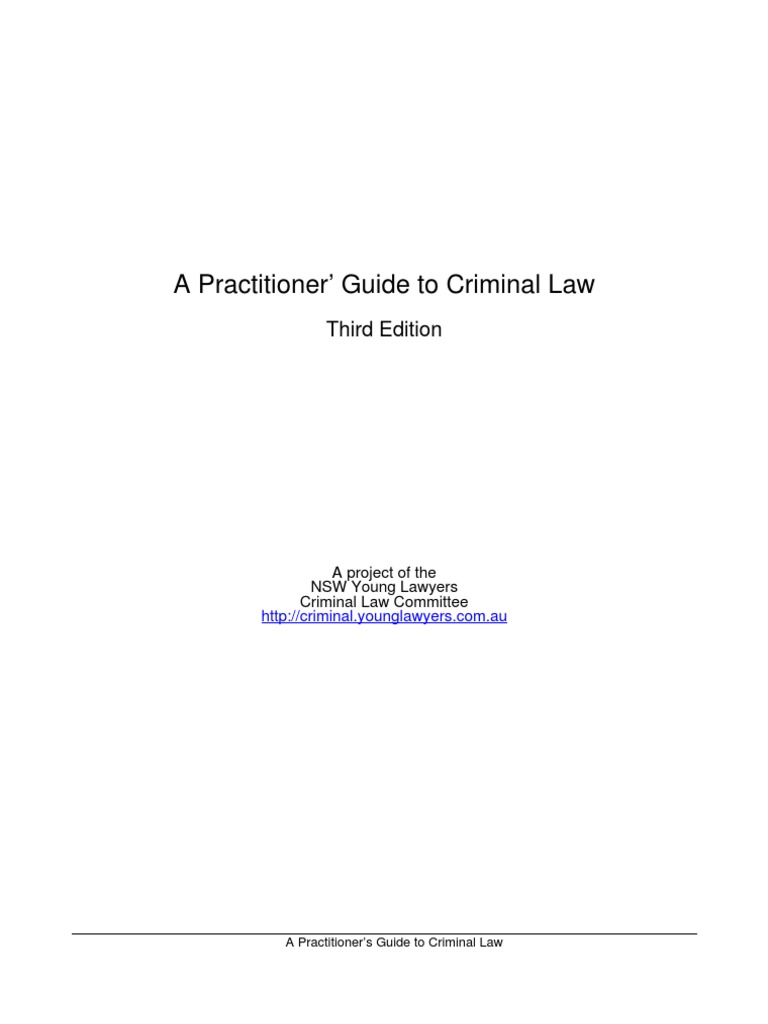 Intro Criminal Law | PDF | Bail | Plea